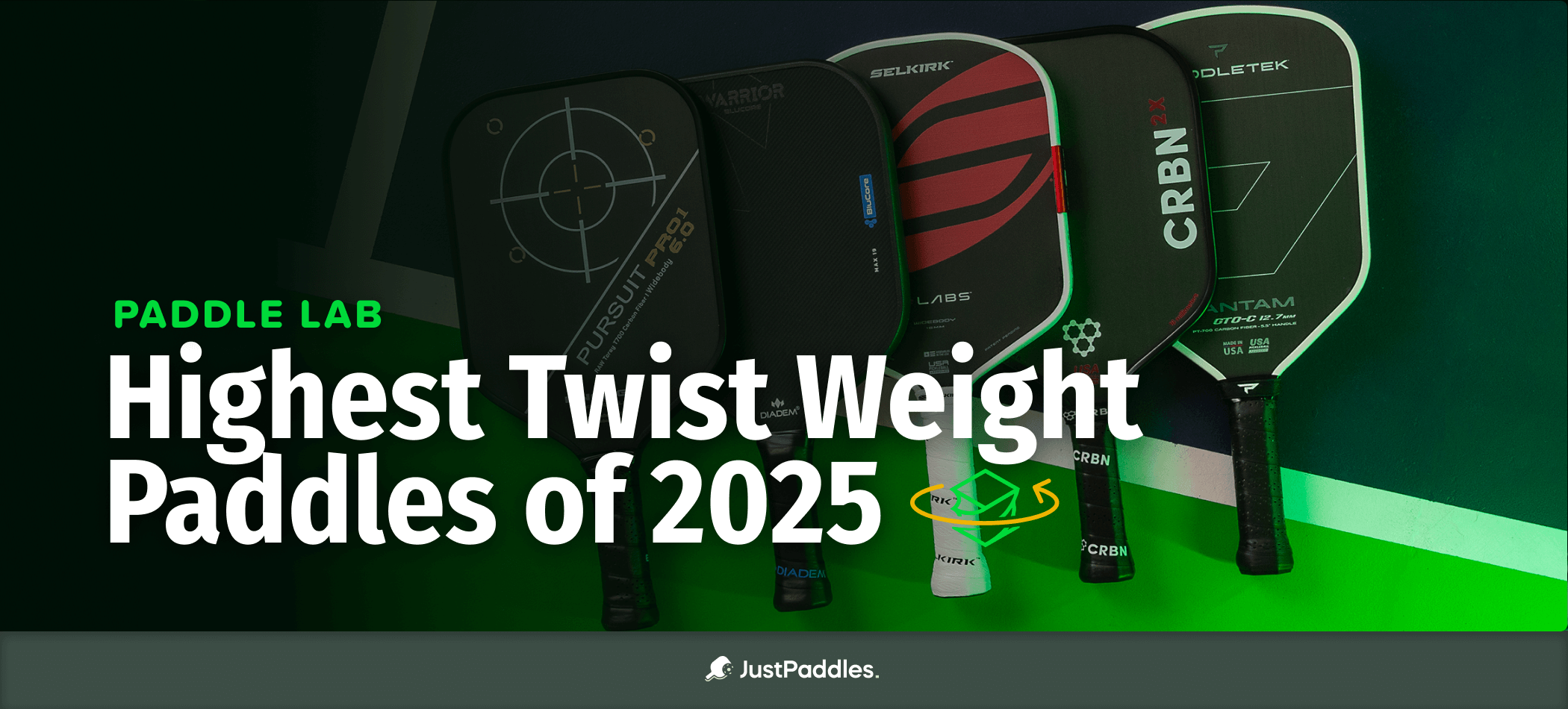 Pickleball Paddle Twist Weight Explained - Paddle Lab | JustPaddles