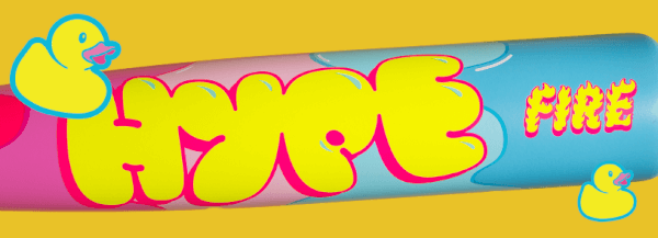 Easton Hype Fire Pool Party Bats | JustBats