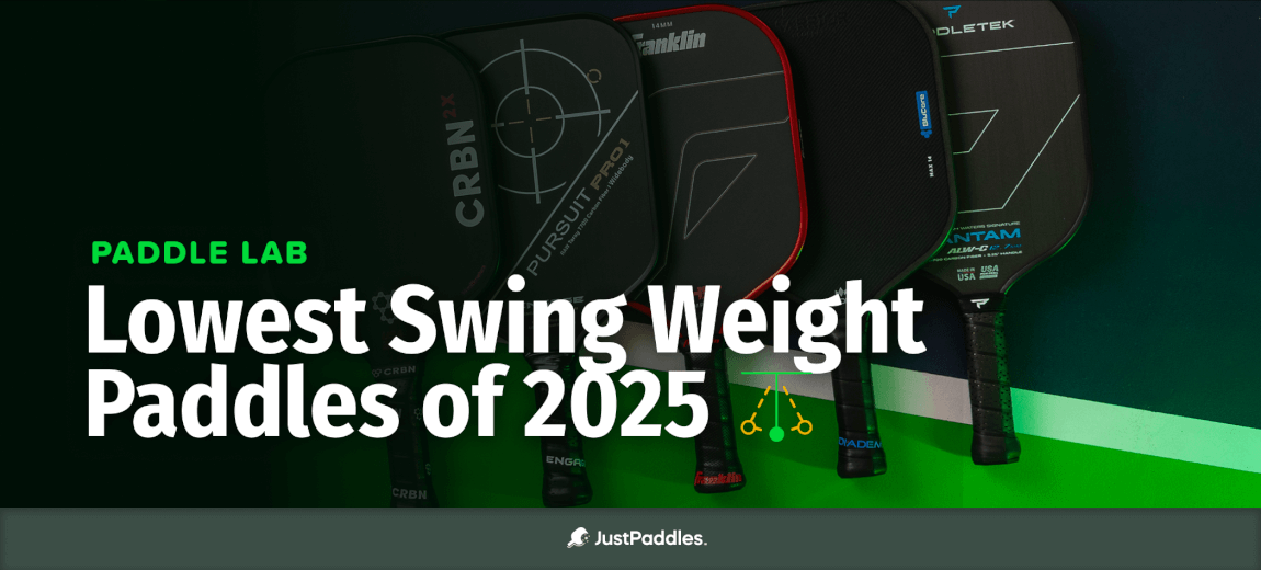 Lowest Swing Weight Paddles - Paddle Lab | JustPaddles