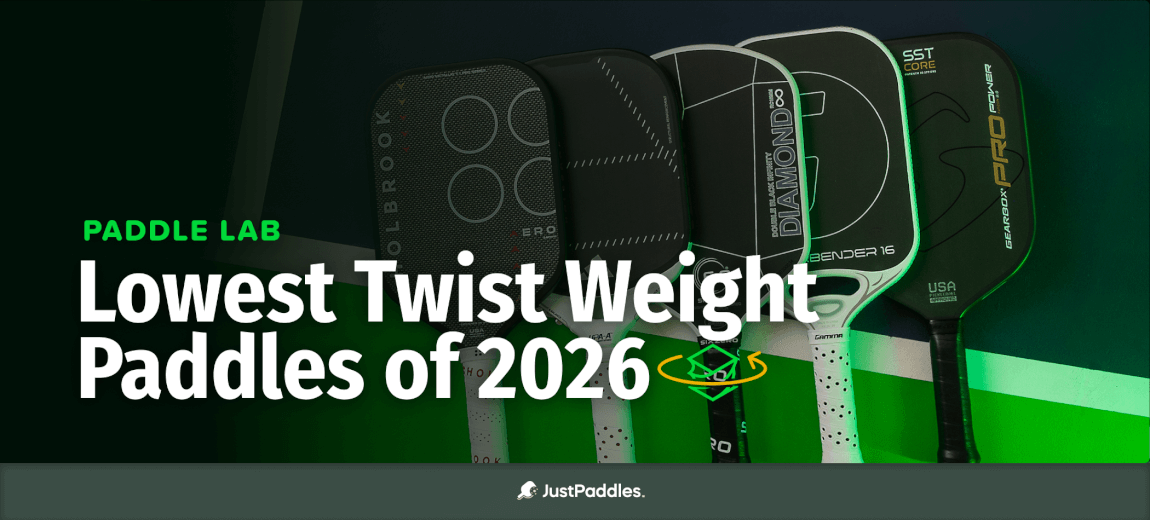 Lowest Twist Weight Pickleball Paddles - Paddle Lab