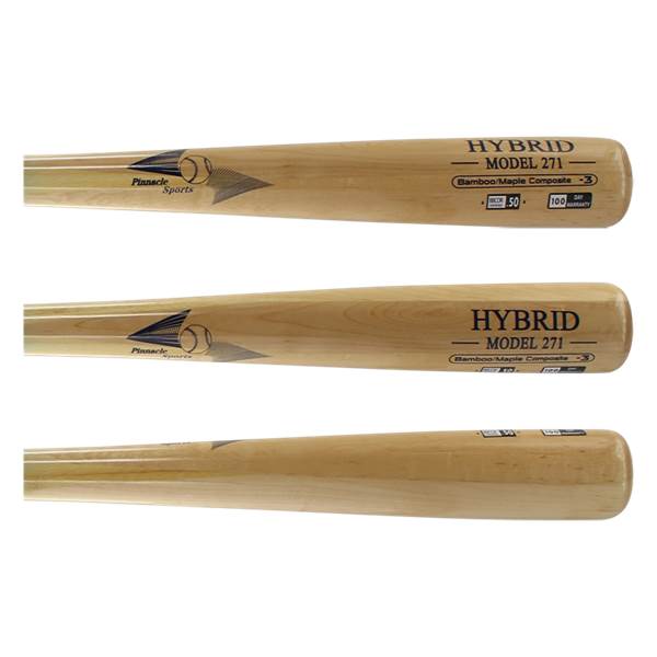 BamBooBat Bamboo/Maple Composite Wood BBCOR Baseball Bat HCBN271 ...