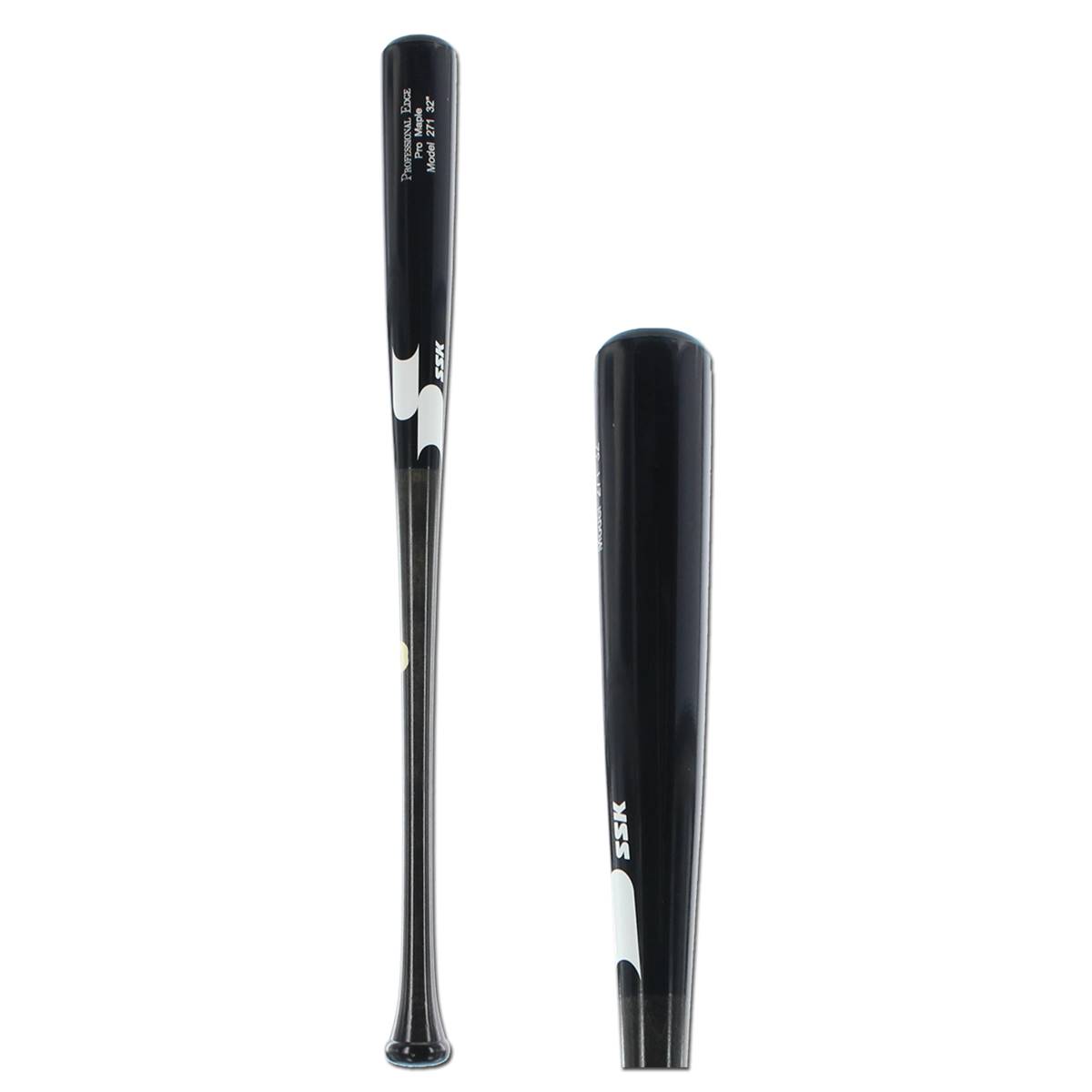 SSK Professional Edge Pro -3 2.47" Maple Wood Baseball Bat 271 Smoke ...