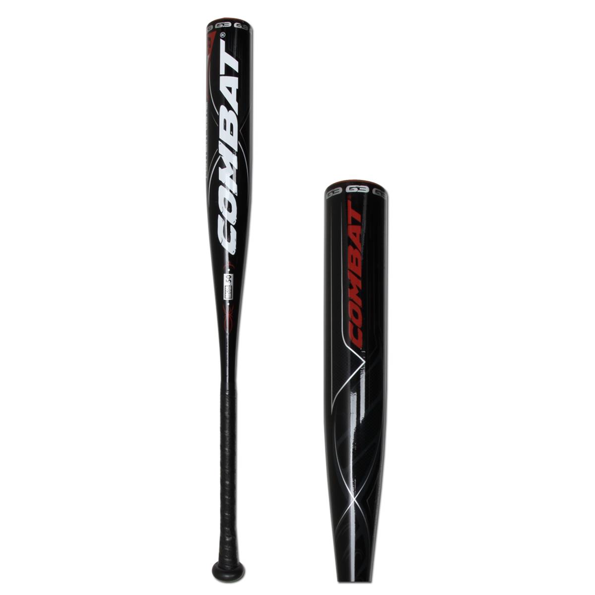 COMBAT Portent G3 -3 2 5/8" BBCOR Baseball Bat w/ Lizard Skin Grip ...