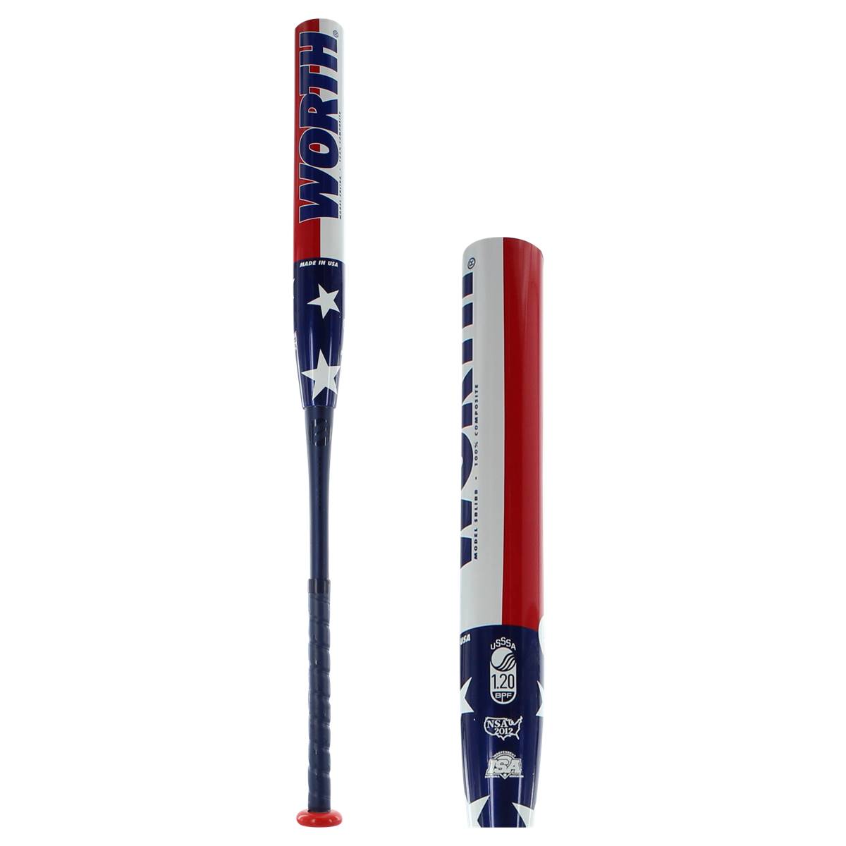 Worth Liberty Balanced USSSA Slow Pitch Softball Bat SBLIBB | JustBats.com