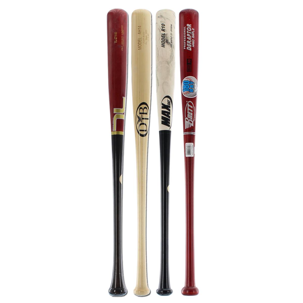 Practice Bat Pack 33 Inch: Tucci Lumber TL-271-M Maple and MaxBat R10 ...