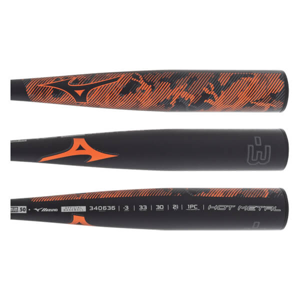 Mizuno Hot Metal BBCOR Baseball Bat (B24HM) | JustBats.com