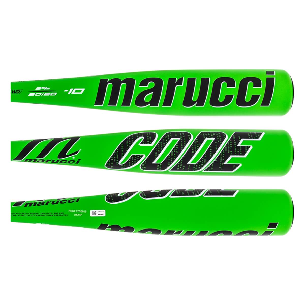 Marucci Code -10 USA Baseball Bat: MSBCD10USA | JustBats.com