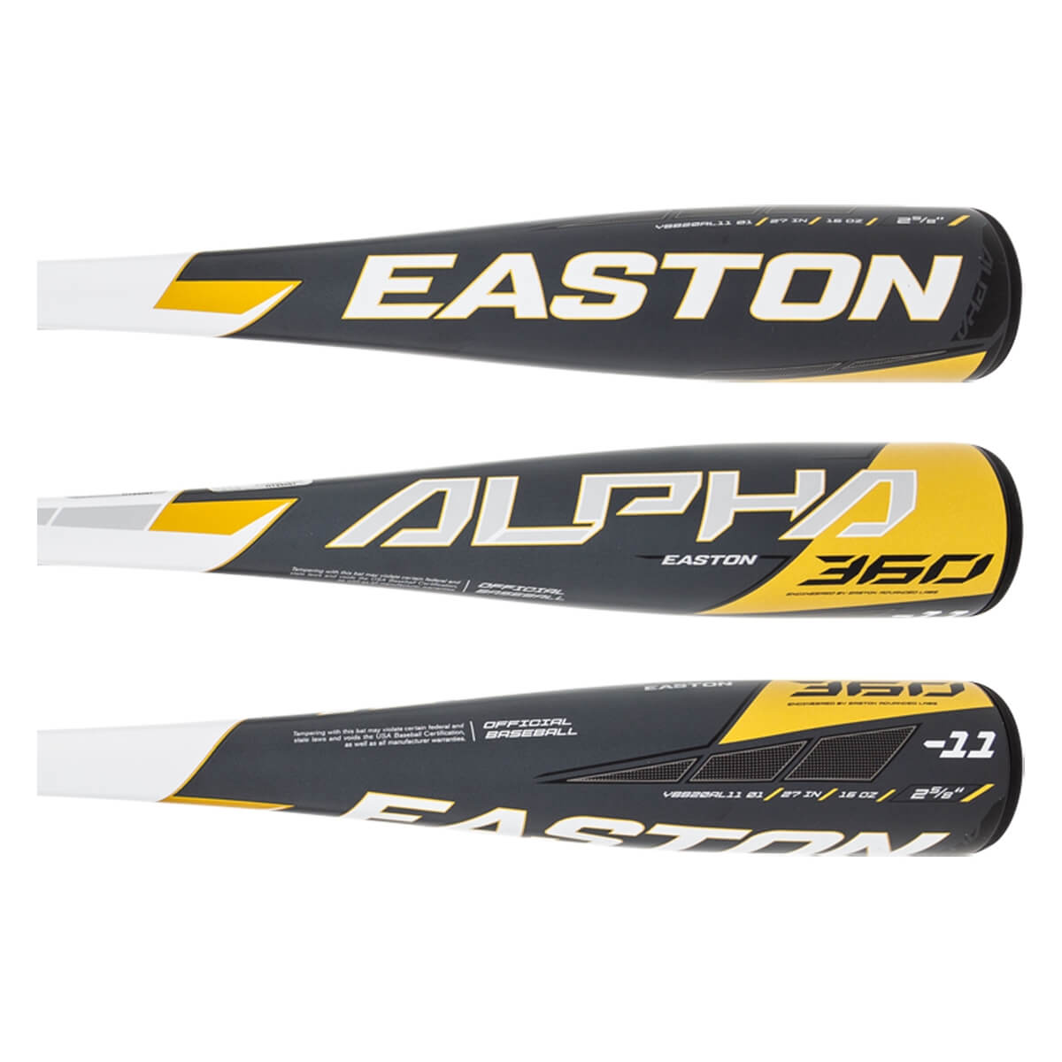 Easton Alpha 360 -11 USA Baseball Bat YBB20AL11 | JustBats.com