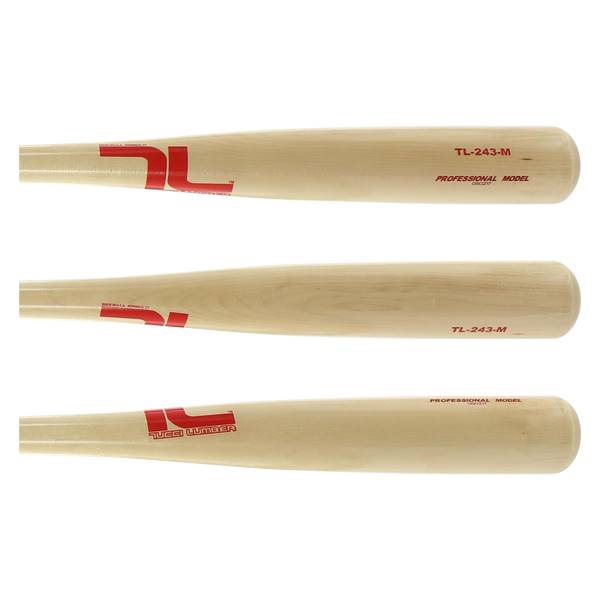Tucci Professional Model 243 Maple Wood Baseball Bat TL-243-M Red ...