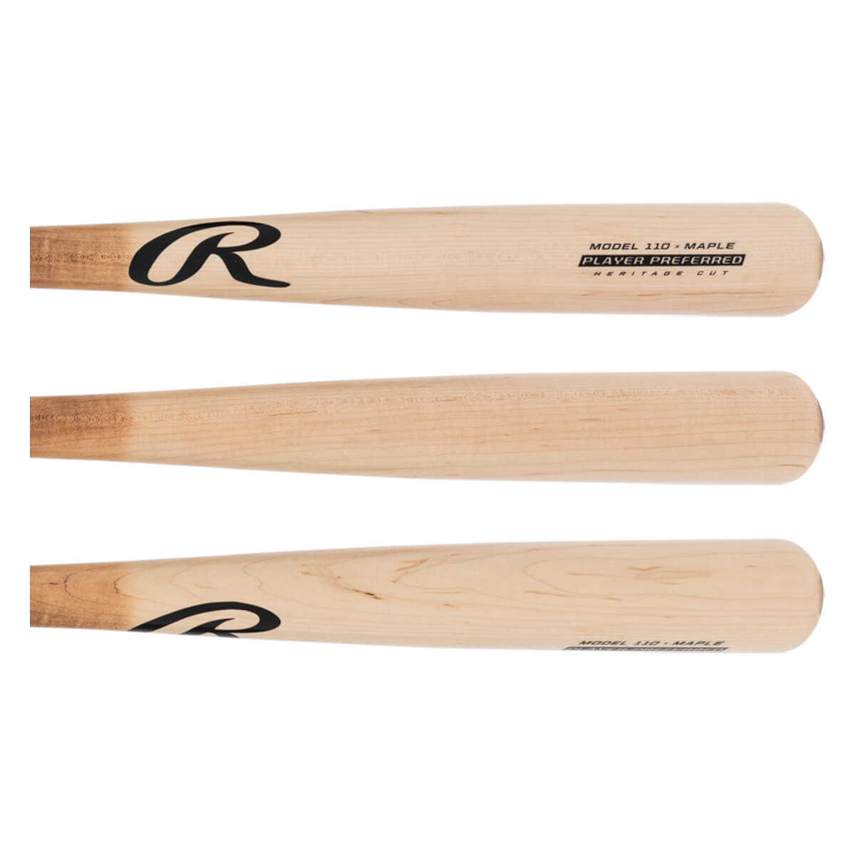 Rawlings Player Preferred Heritage Cut Maple Wood Baseball Bat (PP110F ...