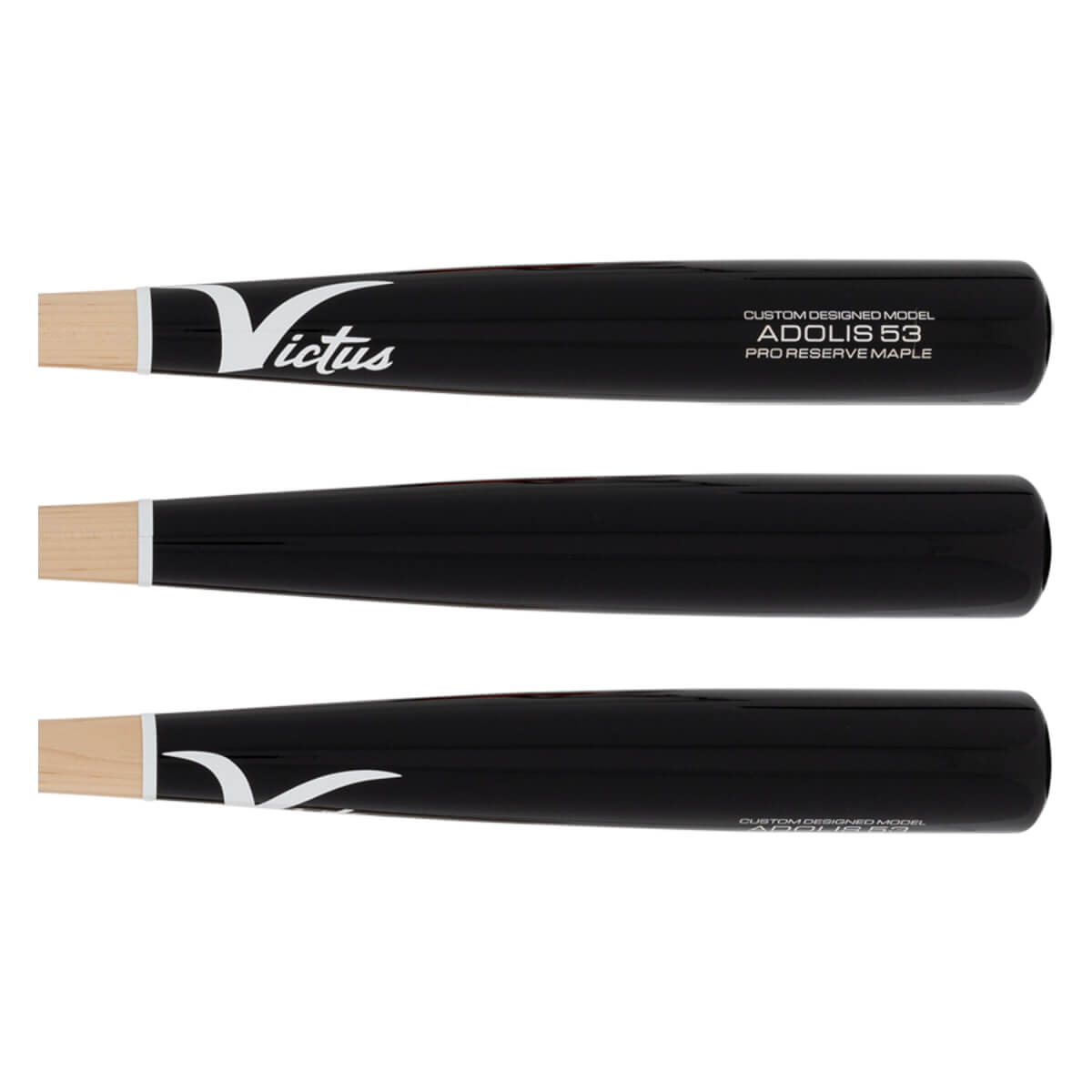Victus Pro Reserve ADOLIS53 Maple Wood Baseball Bat: VRWMADOLIS53-N/B ...