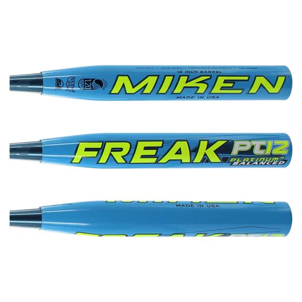 Miken Freak Platinum 12 Balanced USSSA Slow Pitch Softball Bat MFPT12 ... Miken Freak Platinum 12 Balanced USSSA Slow Pitch Softball Bat MFPT12 ...