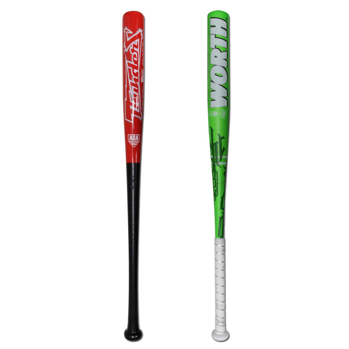 Bat Pack Brett Bros. Bamboo/Maple Wood and Worth AMP Slow Pitch ...