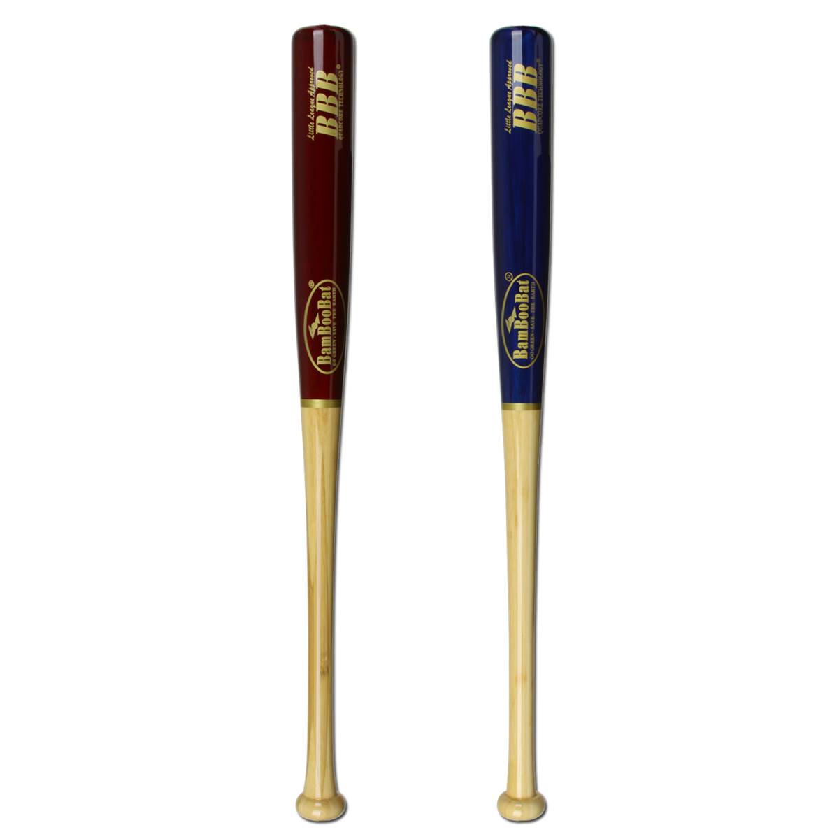 Bat Pack BamBooBat Bamboo Youth Wood Baseball Bats: HNBRY Nat/Red and ...