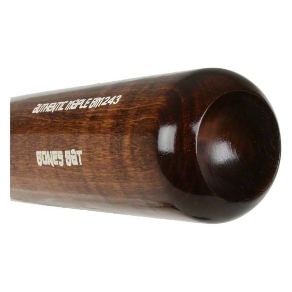 Bones Bat Maple Wood Baseball Bat: BM243 Adult Natural/Brown | JustBats.com