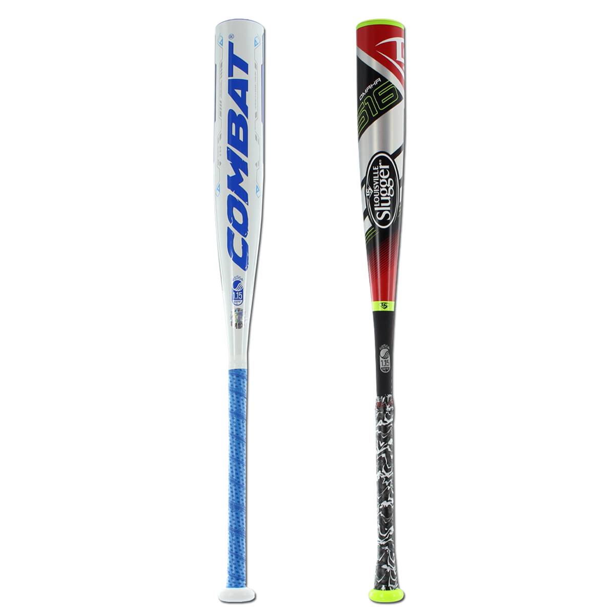 Bat Pack COMBAT MAXUM and Louisville Slugger Omaha 516 -10 Senior ...