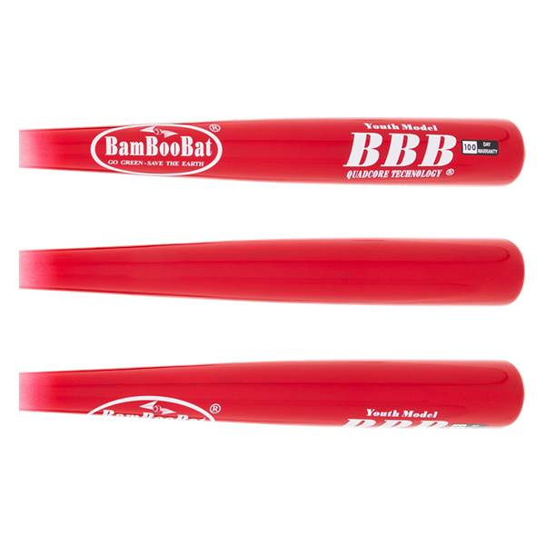 BamBooBat Bamboo Wood Youth Baseball Bat (YHWBR100D) | JustBats.com