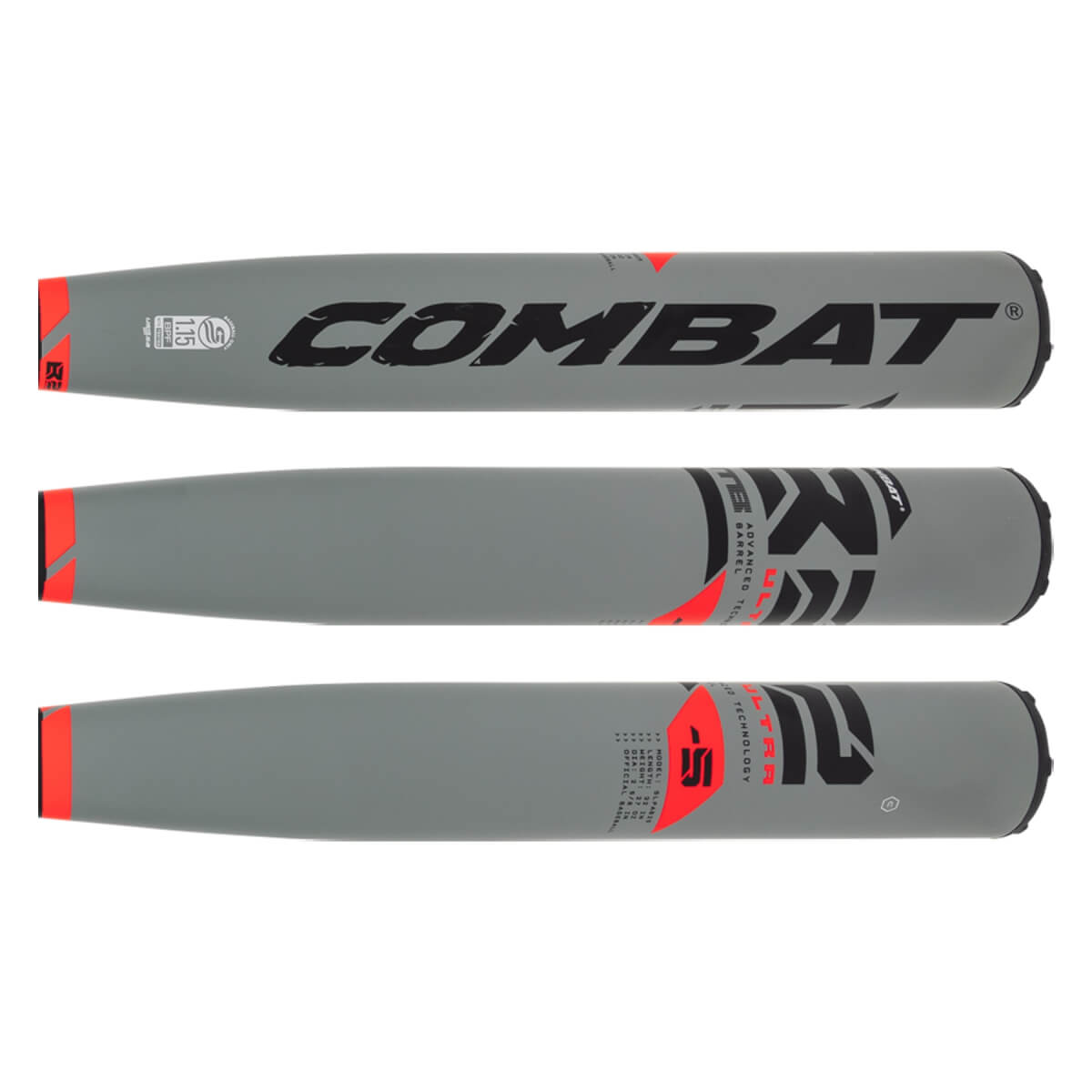 COMBAT B2 Ultra -5 USSSA Baseball Bat (SLPAB25) | JustBats.com