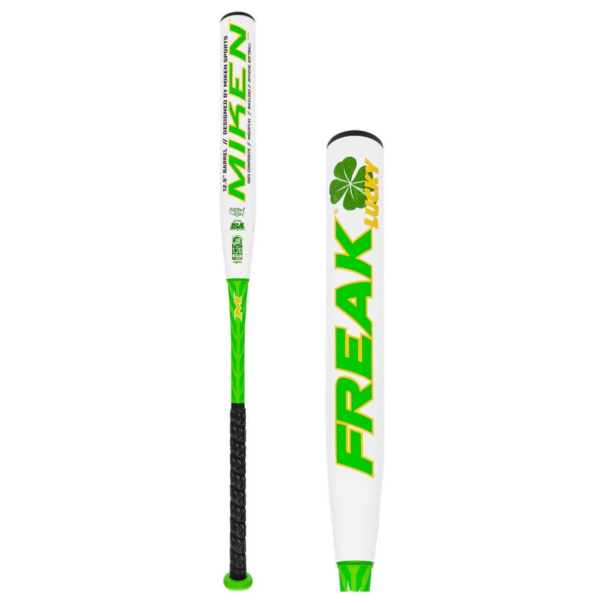 Miken Freak Lucky 12.5" Maxload USSSA Slow Pitch Softball Bat (MSU3FLKL ...