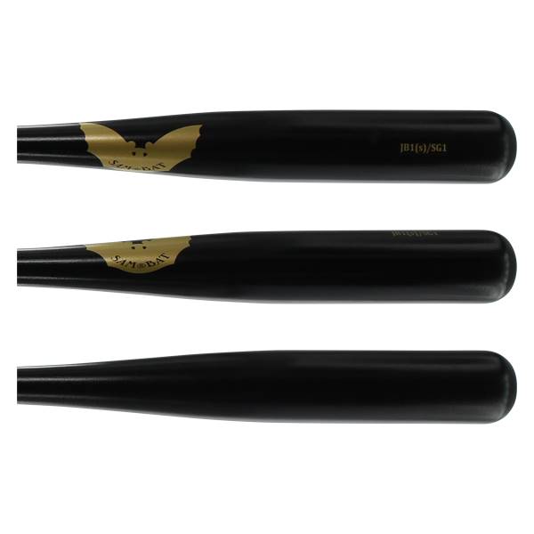 Sam Bat -3 2 9/16" Maple Wood Baseball Bat JB1SSG1 Black | JustBats.com