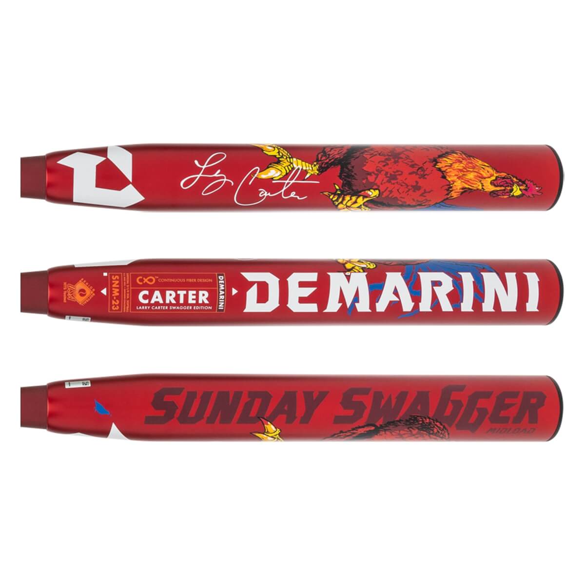 DeMarini Larry Carter Signature 13" Midload Senior Slow Pitch Softball ...