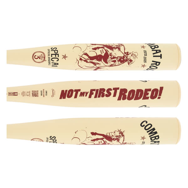 COMBAT MFG Spec A1 Not My First Rodeo BBCOR Baseball Bat: CBB6SAFR3 ...