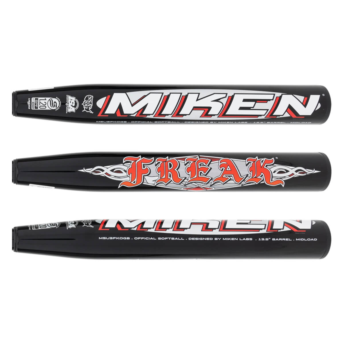 Miken Freak OG 13.5" Balanced USSSA Slow Pitch Softball Bat (MSU3FKOGB ...
