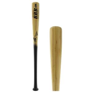 BamBooBat Bamboo Wood Baseball Bat: HBBN30D Black/Natural Adult ...