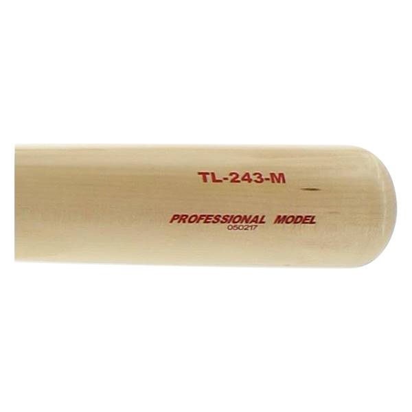 Tucci Professional Model 243 Maple Wood Baseball Bat TL-243-M Red ...