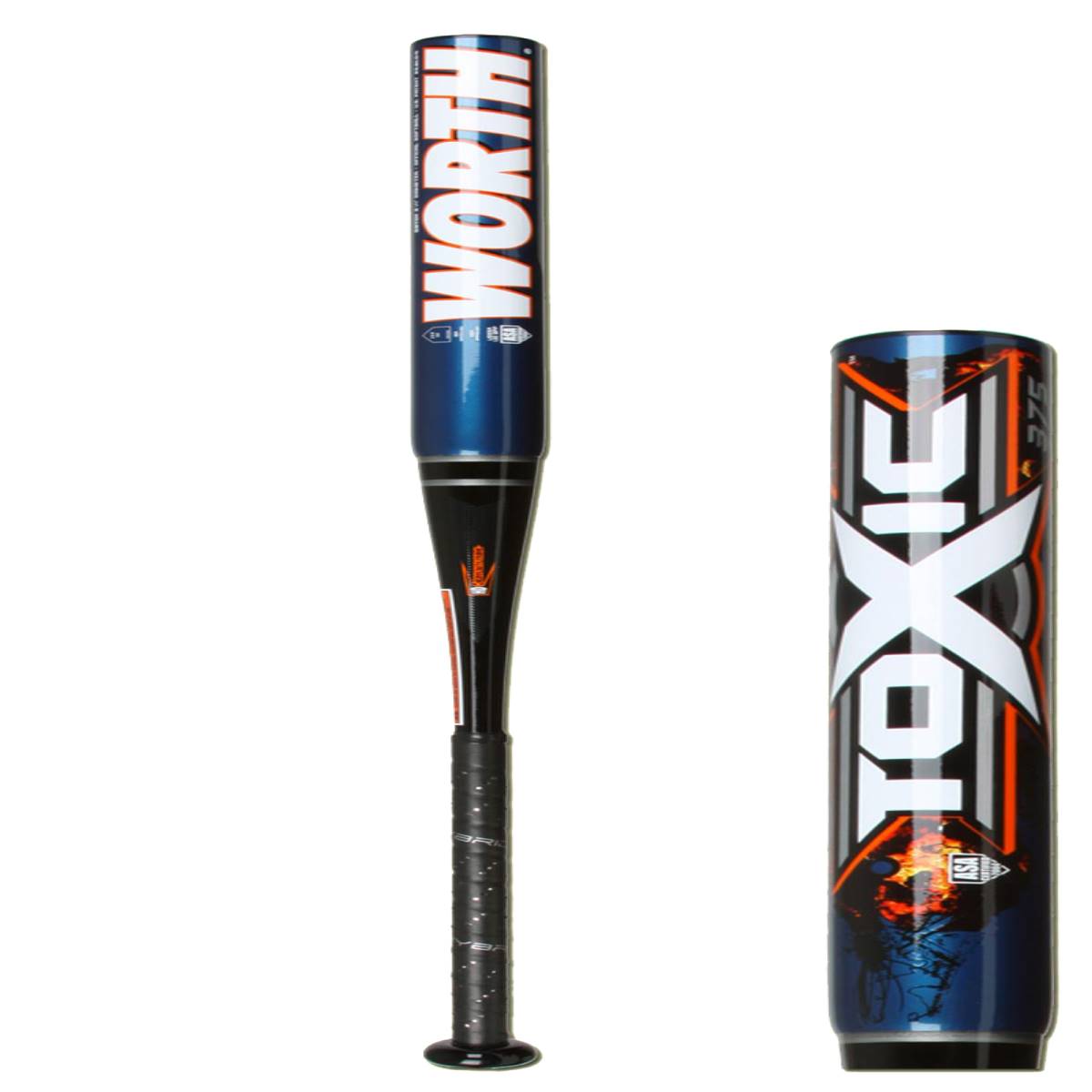 Worth Toxic 375 ASA / USSSA Slow Pitch Softball Bat SBTOX | JustBats.com