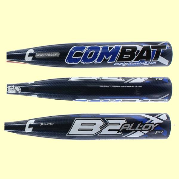 COMBAT B2 Alloy -10 2 1/4" Youth Baseball Bat B2ALYB1 | JustBats.com