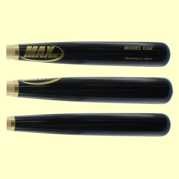 MaxBat Pro -3 2 1/2" Jimmy Rollins Maple Wood Baseball Bat C4R ...