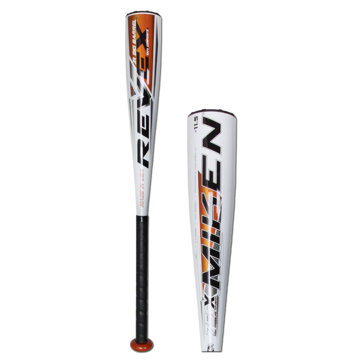 Miken REV-EX -11.5 2 3/4" Junior Big Barrel Baseball Bat JRVX11 ...