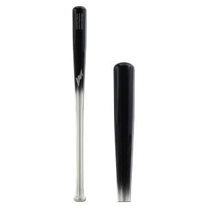 BamBooBat Energize Bamboo Wood Baseball Bat: SQ29SB Silver/Black Adult ...
