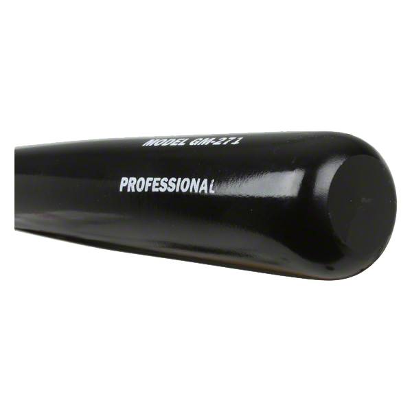 Glomar Bats Maple Wood Baseball Bat: GM271 Adult Black | JustBats.com