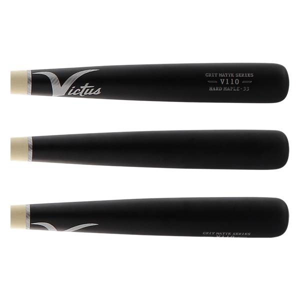 Victus Grit Matte V110 Maple Wood Baseball Bat (VMRWMV110-NT/BK ...