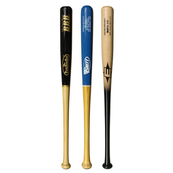Bat Pack BamBooBat HNBBY, Brett Bros Bamboo Dragon, and Easton Y72 Wood ...