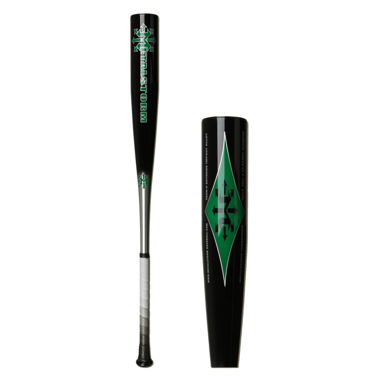 Metalstorm Green Diamond Senior League Baseball Bat: MS1PGD5 | JustBats.com