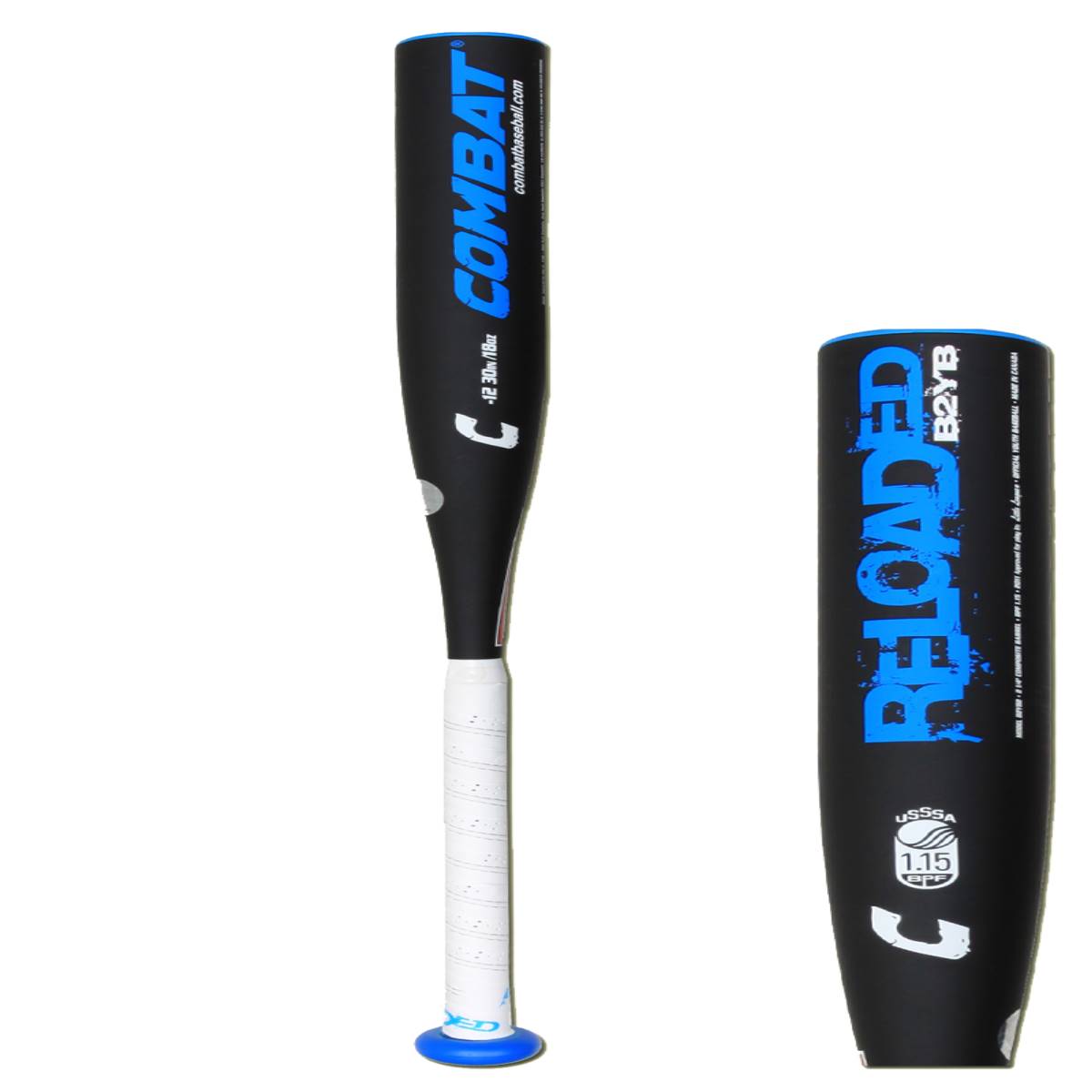 COMBAT B2 Reloaded -12 2 1/4" Youth Baseball Bat B2YB2 | JustBats.com