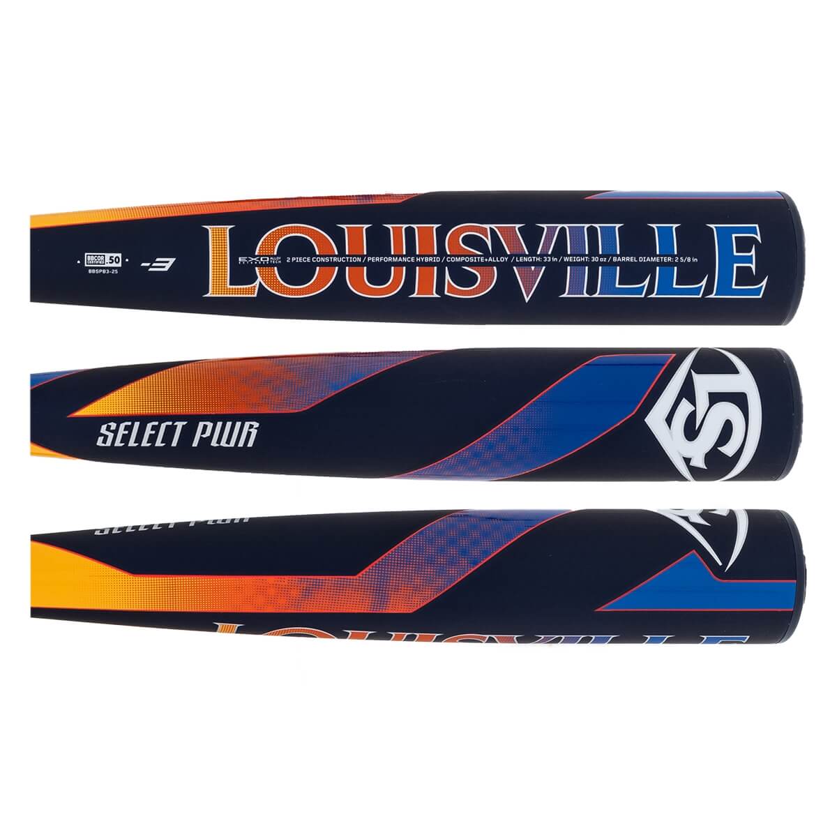 2025 Louisville Slugger Select PWR BBCOR Baseball Bat: WBL2967010 ...