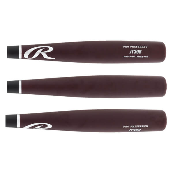 Rawlings Pro Preferred JT39 Birch Wood Baseball Bat: RPPB5JT39B ...