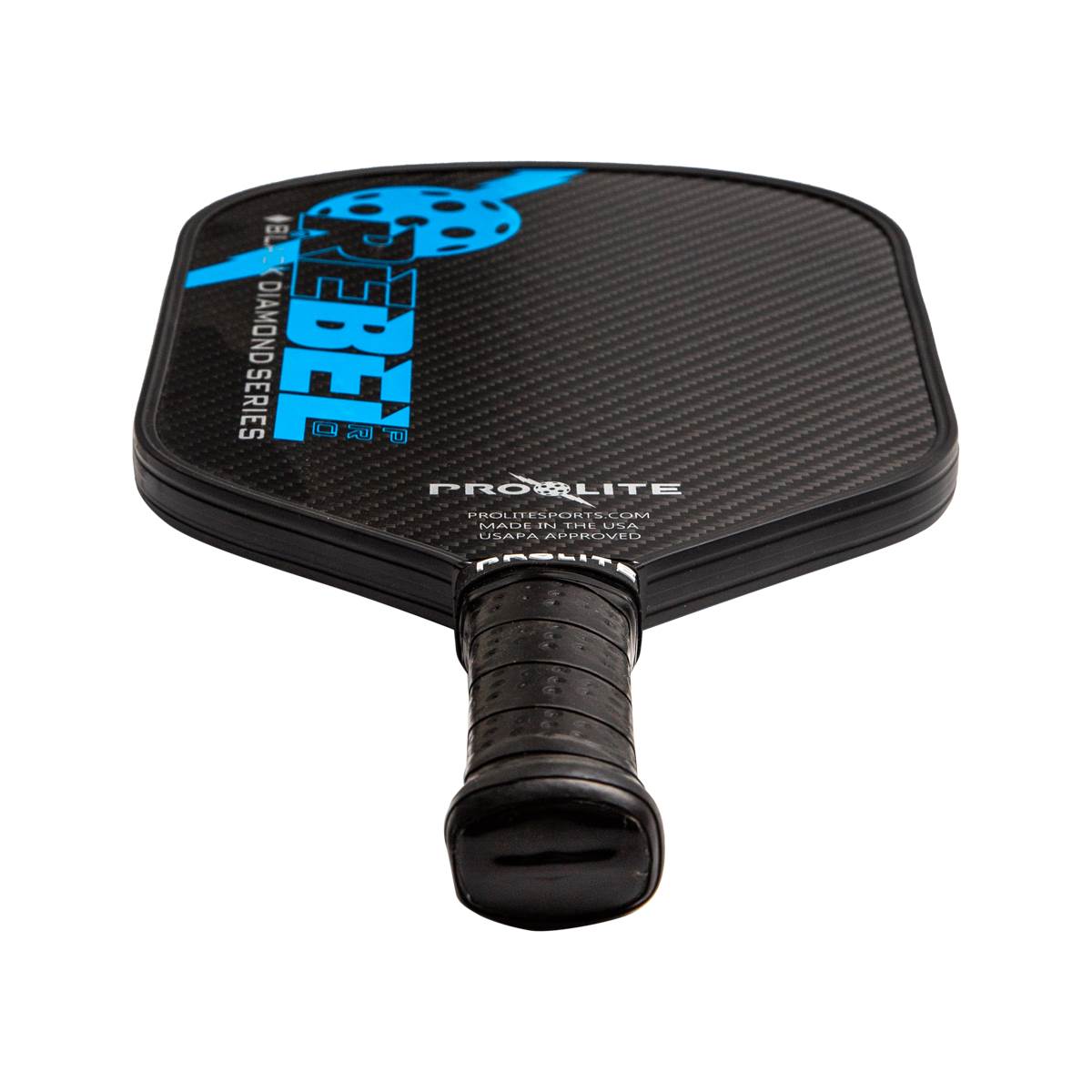 PROLITE Rebel Pro Black Diamond Series Carbon Fiber Pickleball Paddle ...