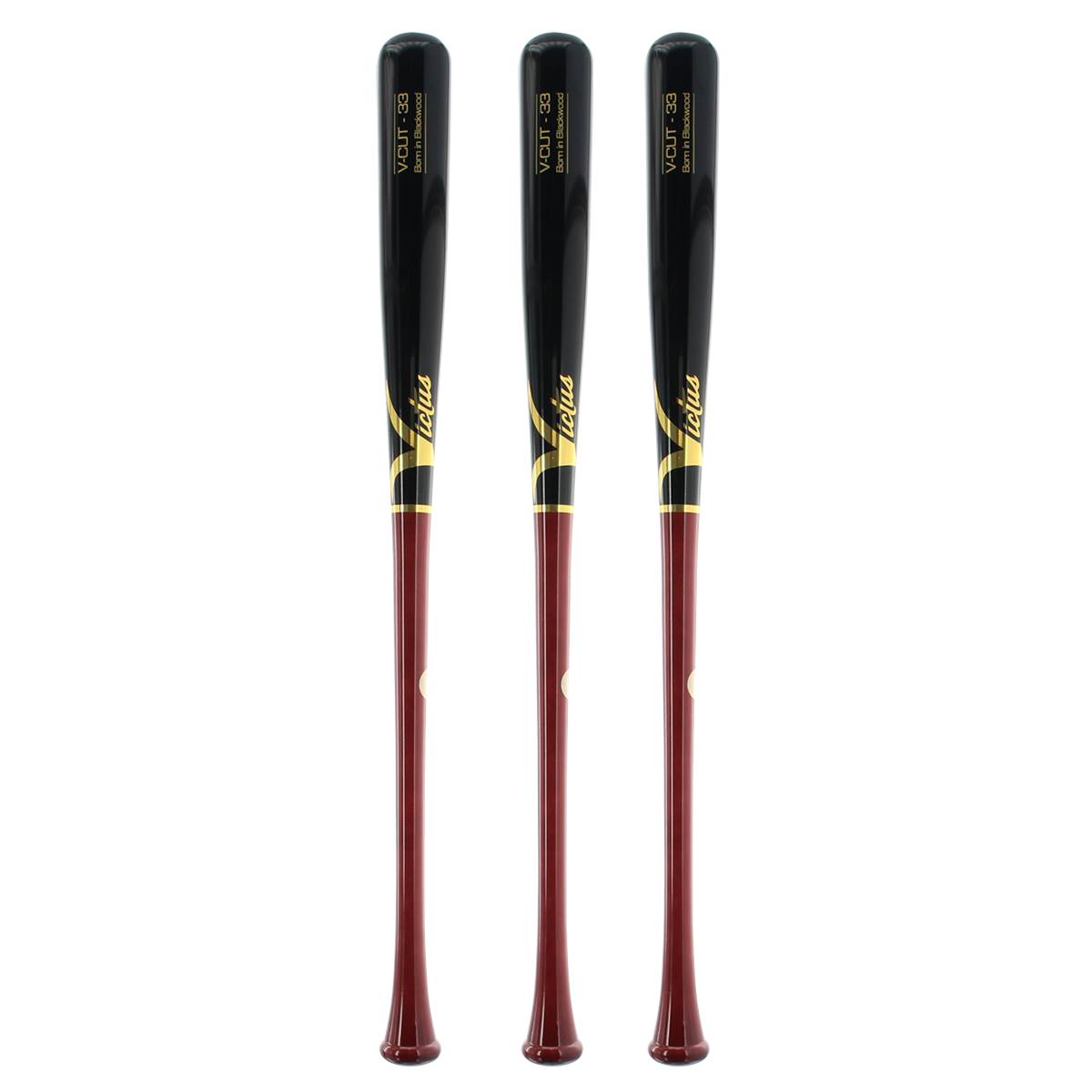 Bat Pack | Victus V-Cut Hard Maple Wood Baseball Bat: VMR Black Gloss 3 ...