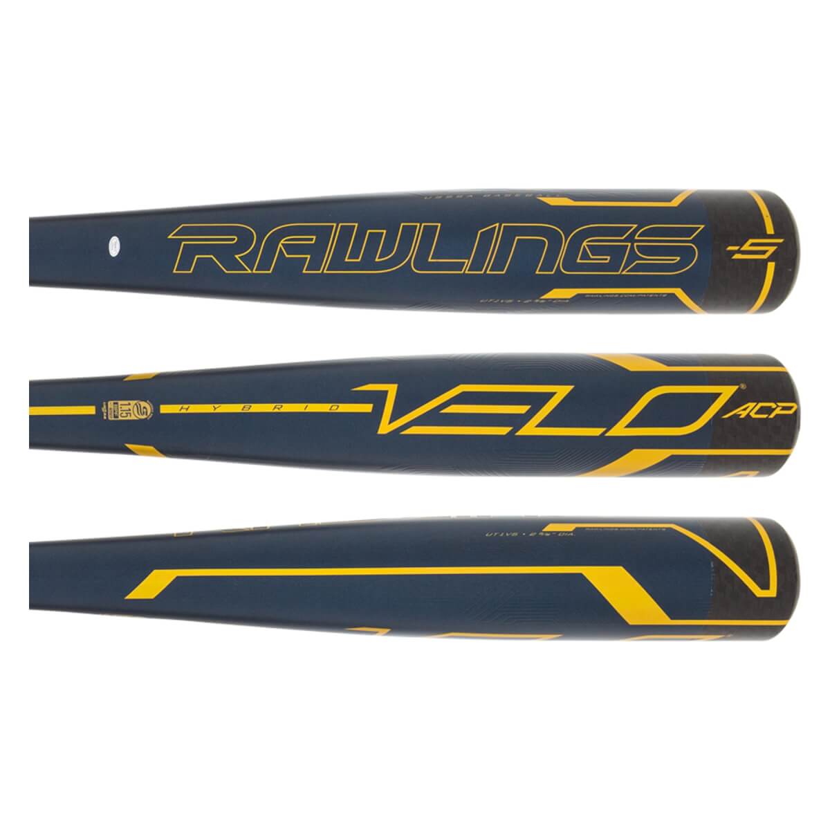 Rawlings Velo ACP -5 2-5/8" USSSA Baseball Bat (UT1V5) | JustBats.com