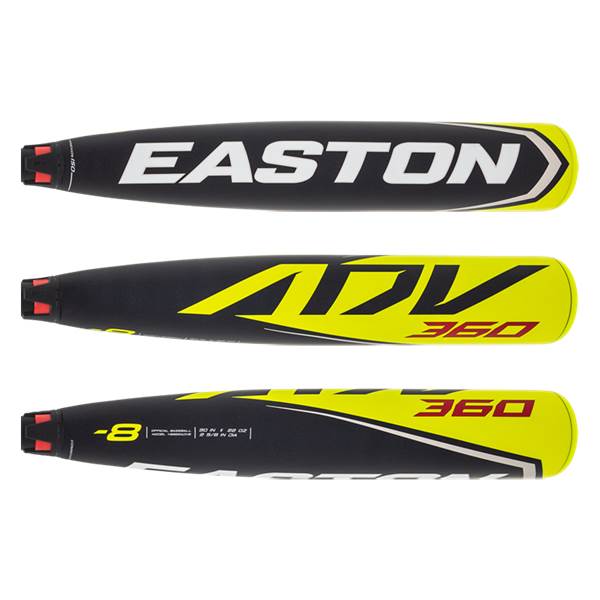 Easton ADV 360 -8 2-5/8" USA Baseball Bat (YBB22ADV8) | JustBats.com