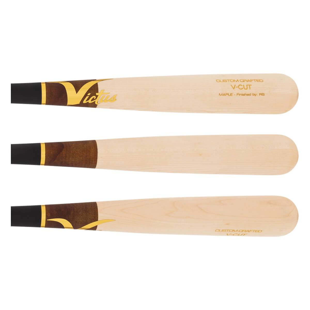 Victus V-Cut Hard Maple Wood Baseball Bat (VMPC-BK/FT) | JustBats.com