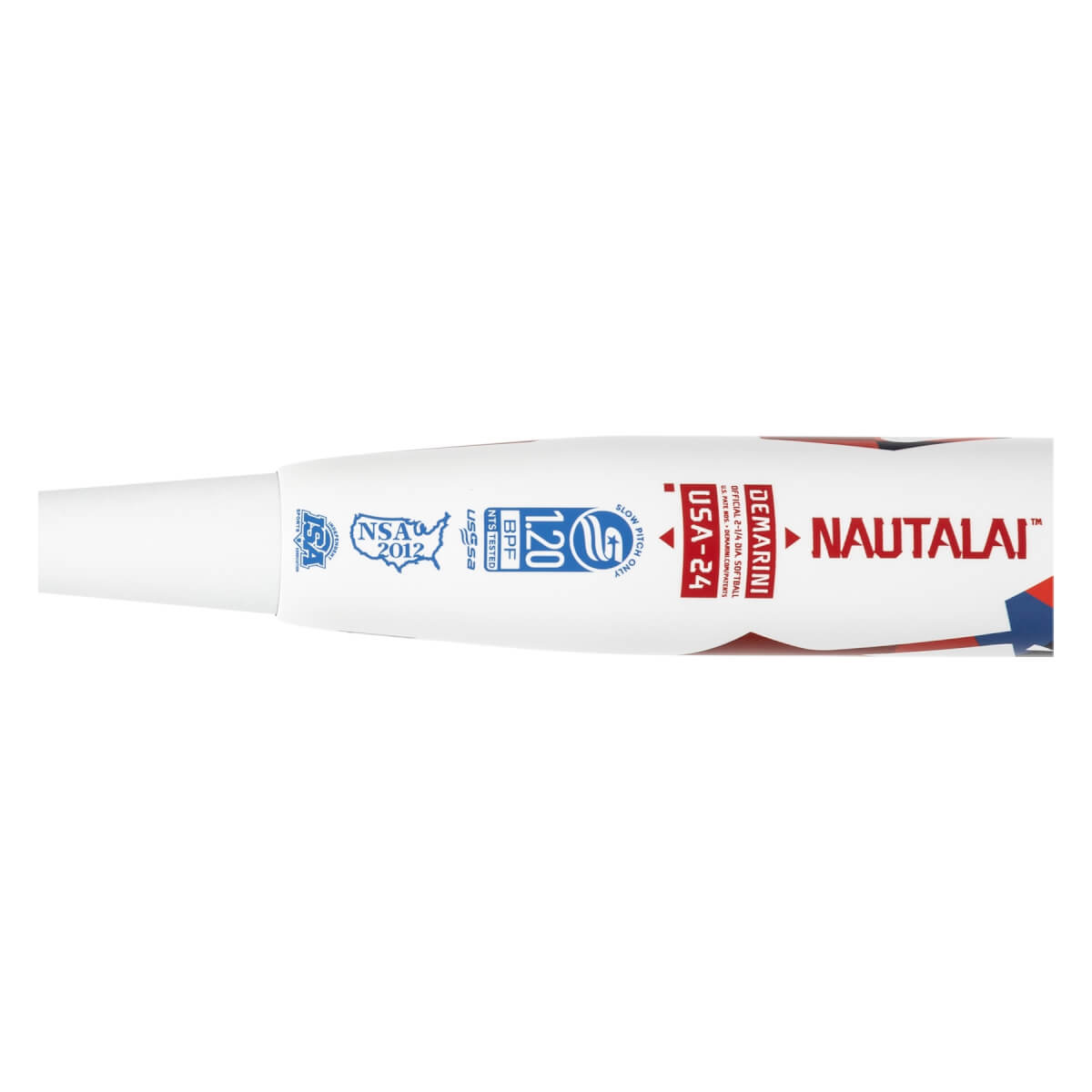 2024 DeMarini Nautalai USA 13" Midload USSSA Slow Pitch Softball Bat (WBD2452010) | JustBats.com