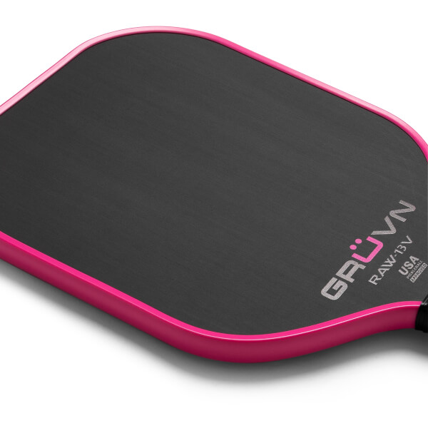 GRUVN RAW-13V Middleweight Carbon Fiber Pickleball Paddle | JustPaddles.com