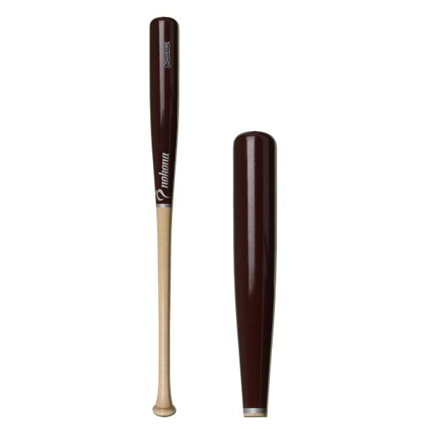 Nokona Bloodline Maple Wood Baseball Bat: MB243NB Natural/Red Adult ...