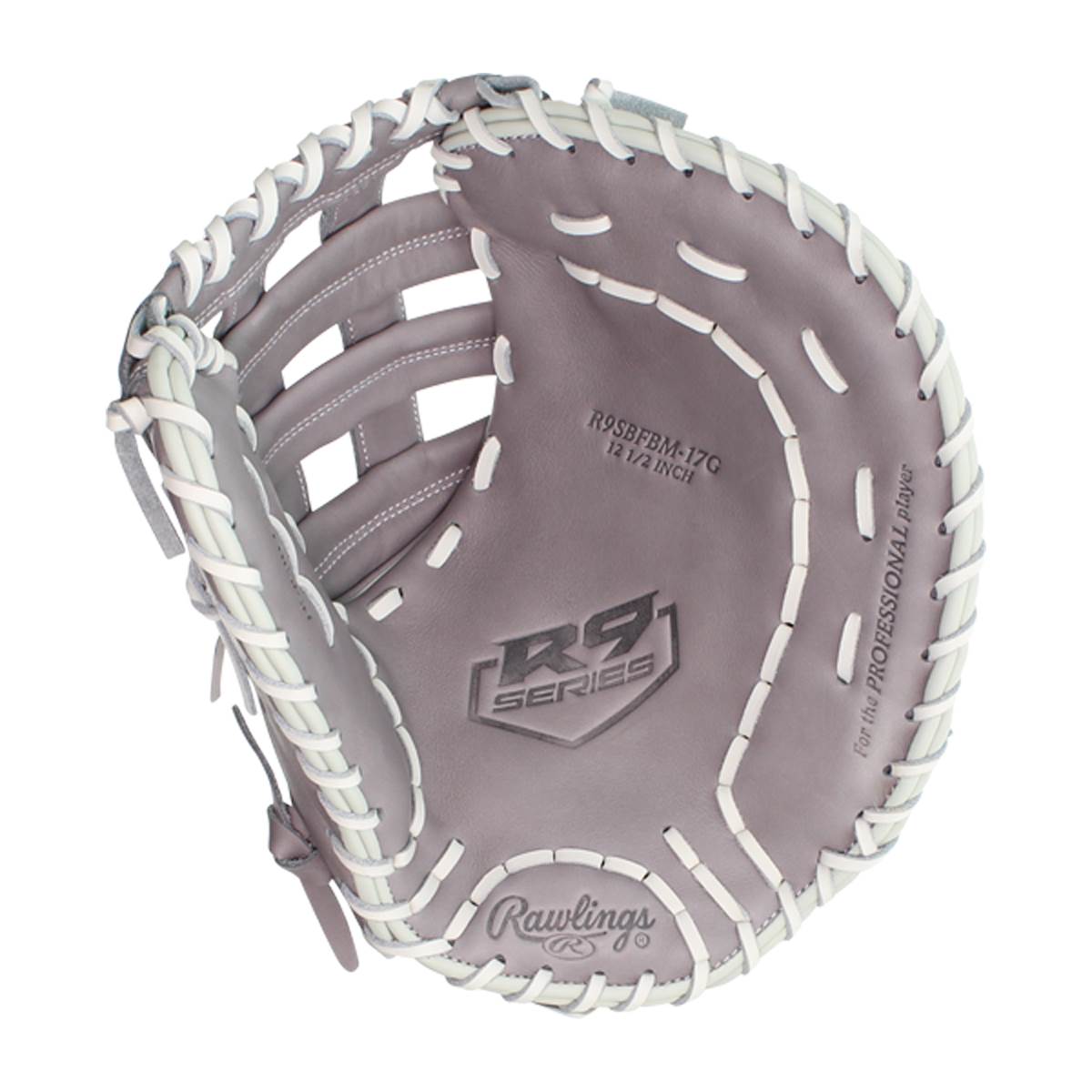 Rawlings R9 12.5" Fastpitch Softball First Base Mitt (R9SBFBM-17G ...
